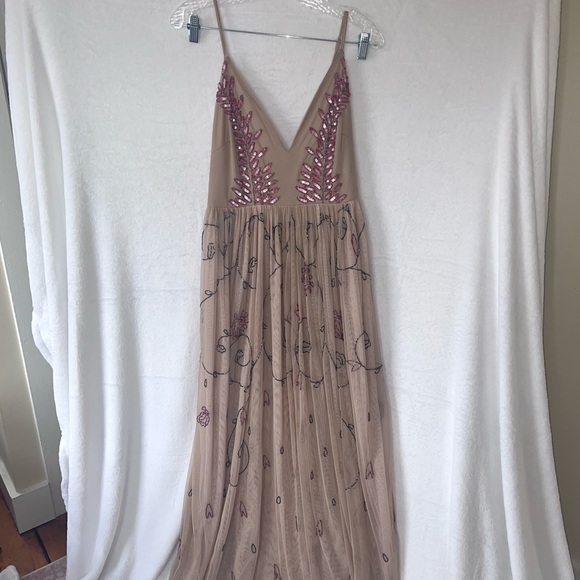 Maya | Dresses | Maya Couture Beaded Gown | Poshmark